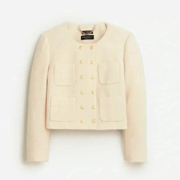 J. Crew | Jackets & Coats | Jcrew Double Breasted Boiled Wool Lady ...